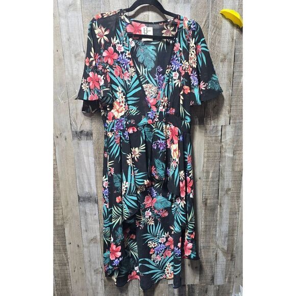 Haute Project | Sweaters | Haute Project Blackfloral Mullet High Low ...